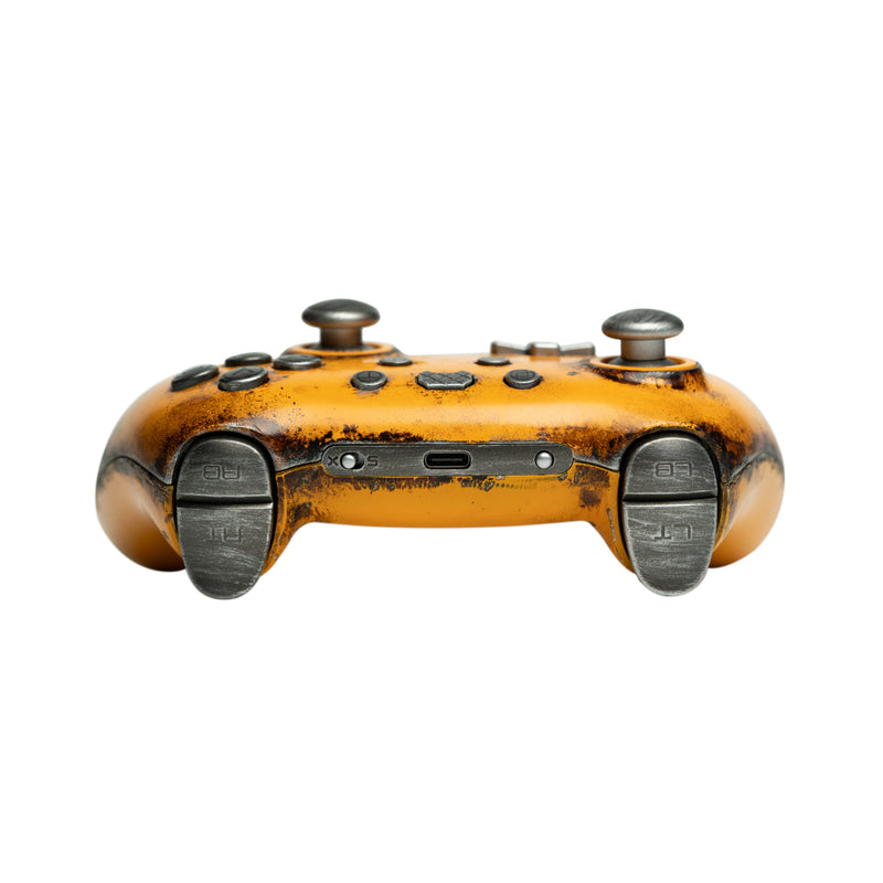 Metal Crush Defender Battle-Damaged Controller With K-Silver TMR Joysticks
