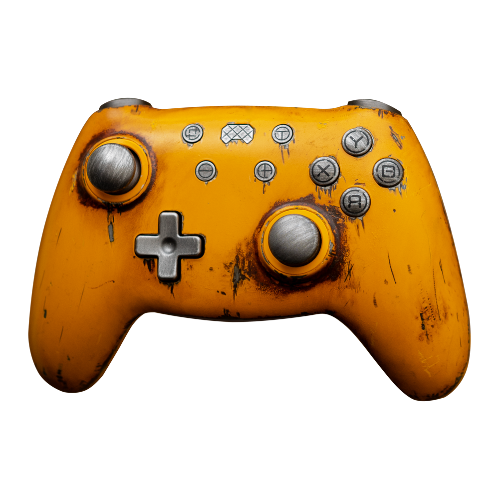 Metal Crush Defender Battle-Damaged Controller With K-Silver TMR Joyst