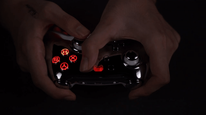 Crush China White Bluetooth Wireless Gaming Controller With K-Silver ...